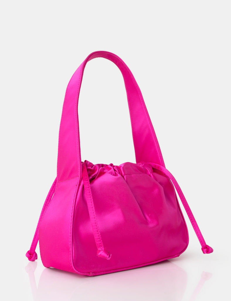 The Ella Hot Pink Satin Grab Bag | Public Desire – Public Desire AU