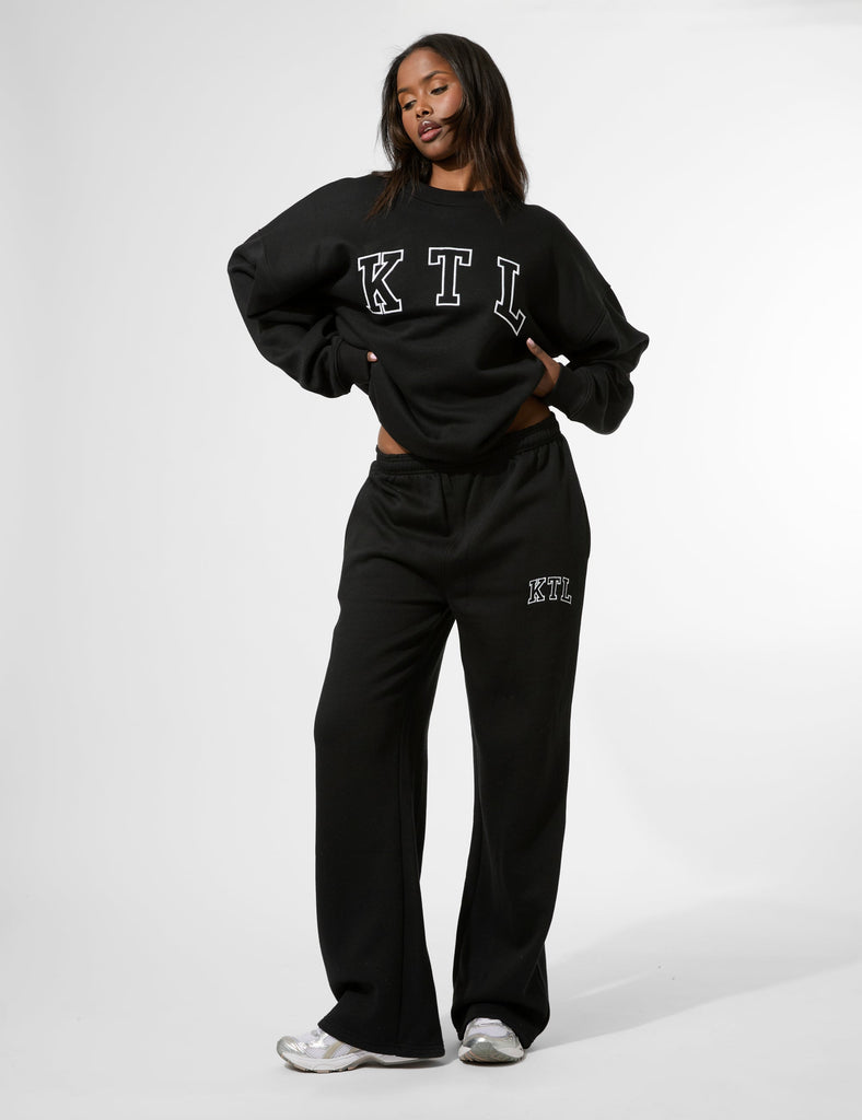 Ktl Logo Oversized Sweatshirt Black | Public Desire – Public Desire AU
