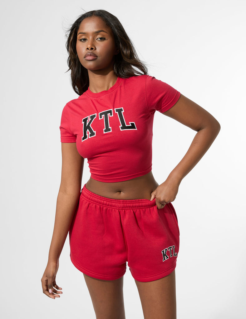 Ktl Logo Baby Tee Red | Public Desire – Public Desire AU